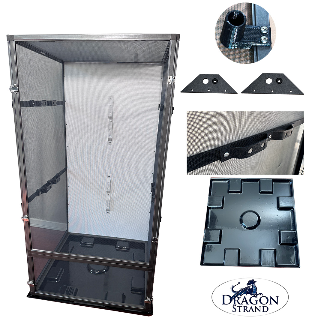 Tall Screen Chameleon Cage System – Dragon Strand